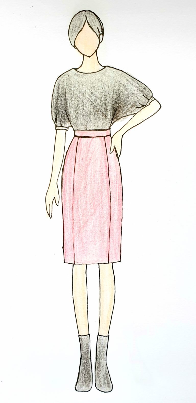 Amy bat-wing top pattern – Tiana's Closet