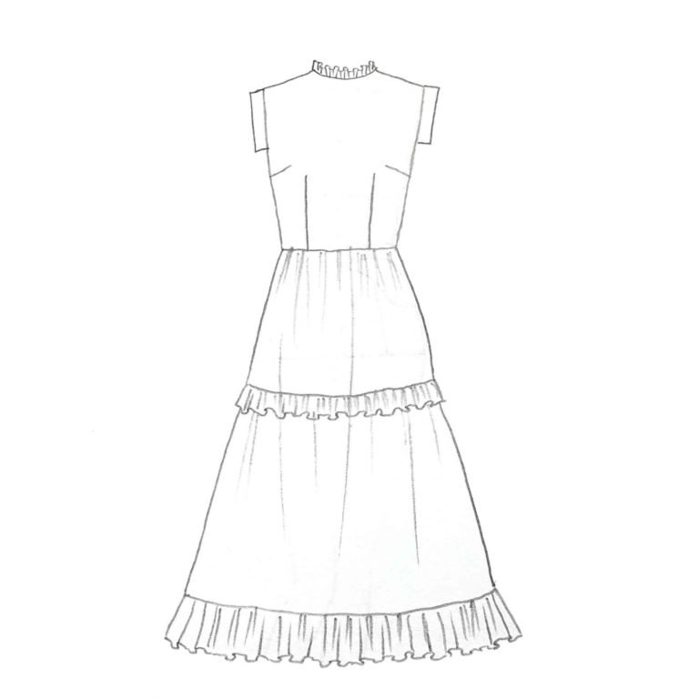 Claire tiered dress pattern – Tiana's Closet