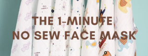 The 1-minute no sew face mask – Tiana's Closet