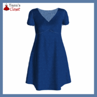 Free PDF sewing pattern: Yvonne empire waist dress – Tiana's Closet