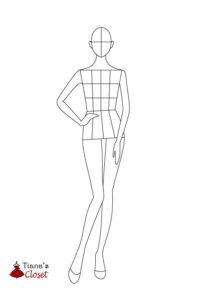 Female fashion croquis templates – Tiana's Closet