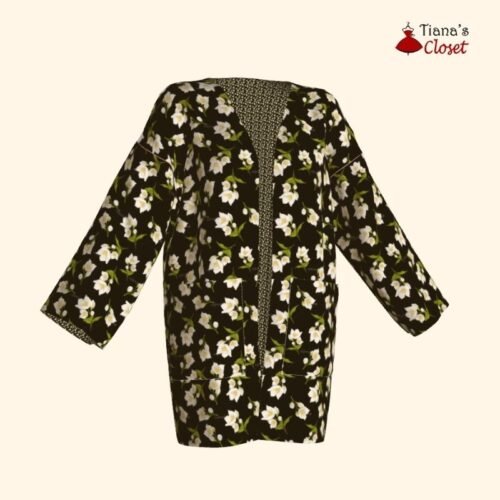 Kyoko haori jacket – free sewing pattern – Tiana's Closet