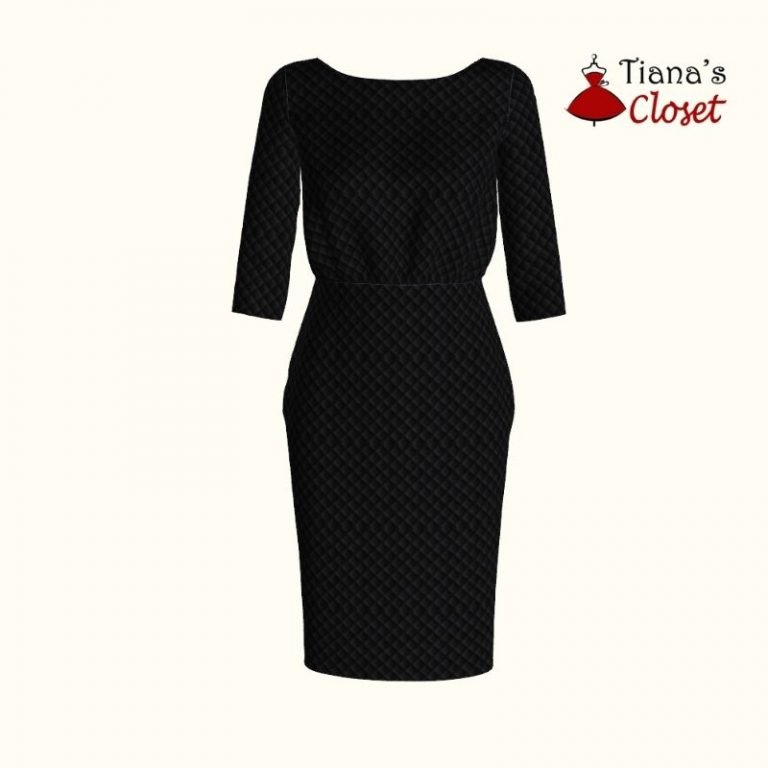 Amabel cocktail dress – free pdf sewing pattern – Tiana's Closet