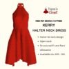 Kerry halter neck dress – free pdf sewing pattern – Tiana's Closet