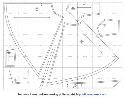 Kerry halter neck dress – free pdf sewing pattern – Tiana's Closet