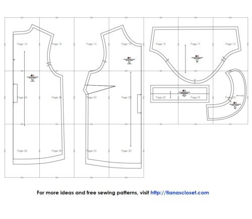 Paulie peter pan collar blouse – free pdf sewing pattern – Tiana's Closet
