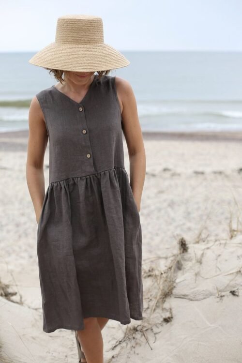 Coco button front sundress free PDF sewing pattern – Tiana's Closet