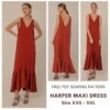 Harper maxi dress sewing pattern – Tiana's Closet