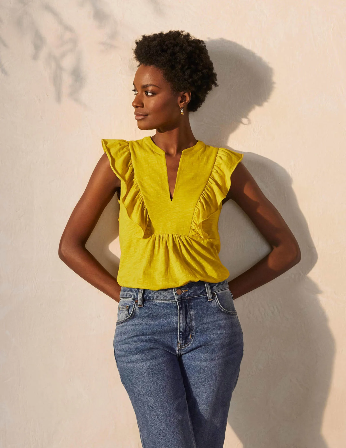 Agnes ruffle detail top – Free PDF sewing pattern – Tiana's Closet