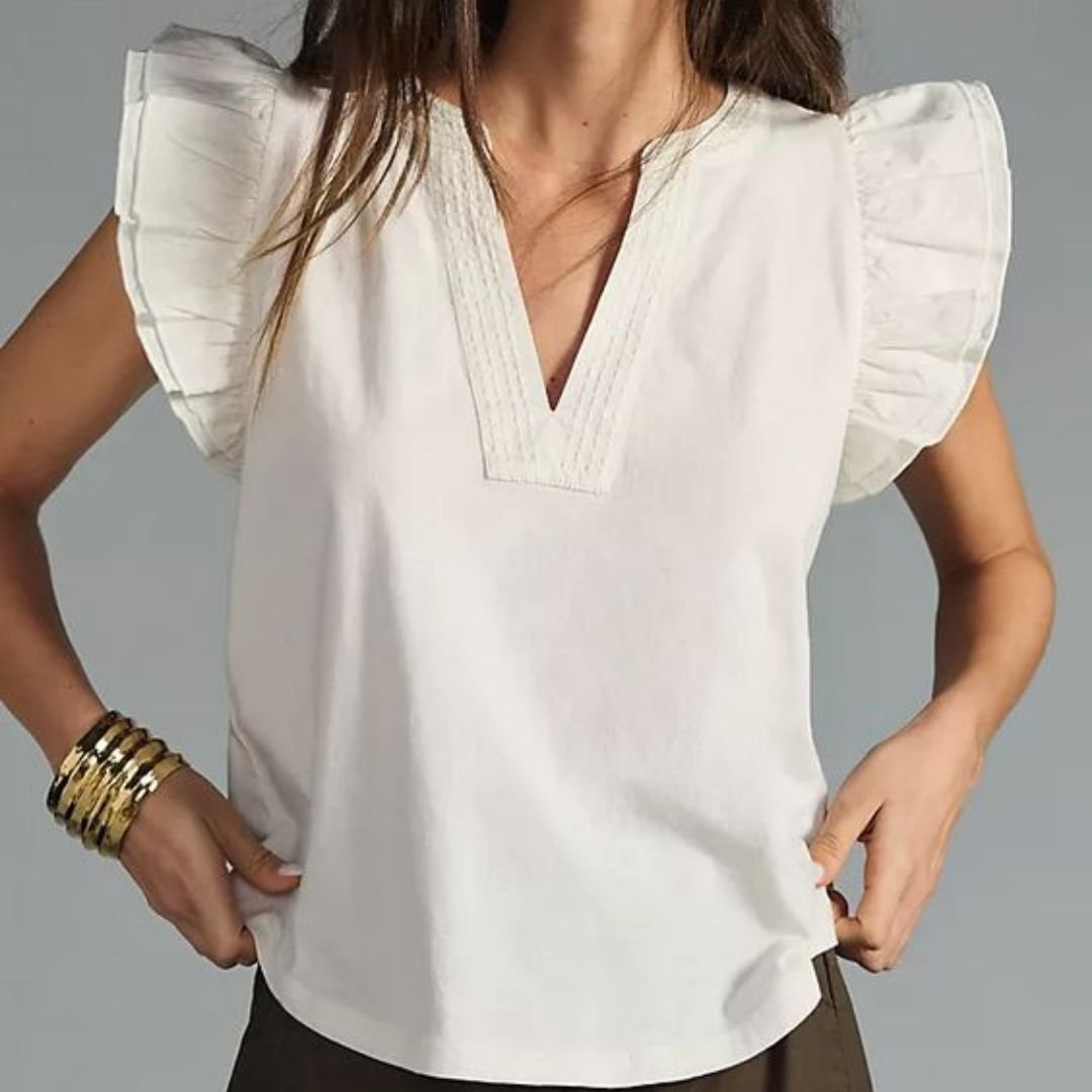 Orrie double ruffle top – Free PDF sewing pattern – Tiana's Closet