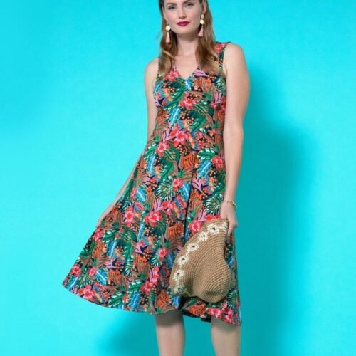 Jolene knit midi dress – Free PDF sewing pattern – Tiana's Closet
