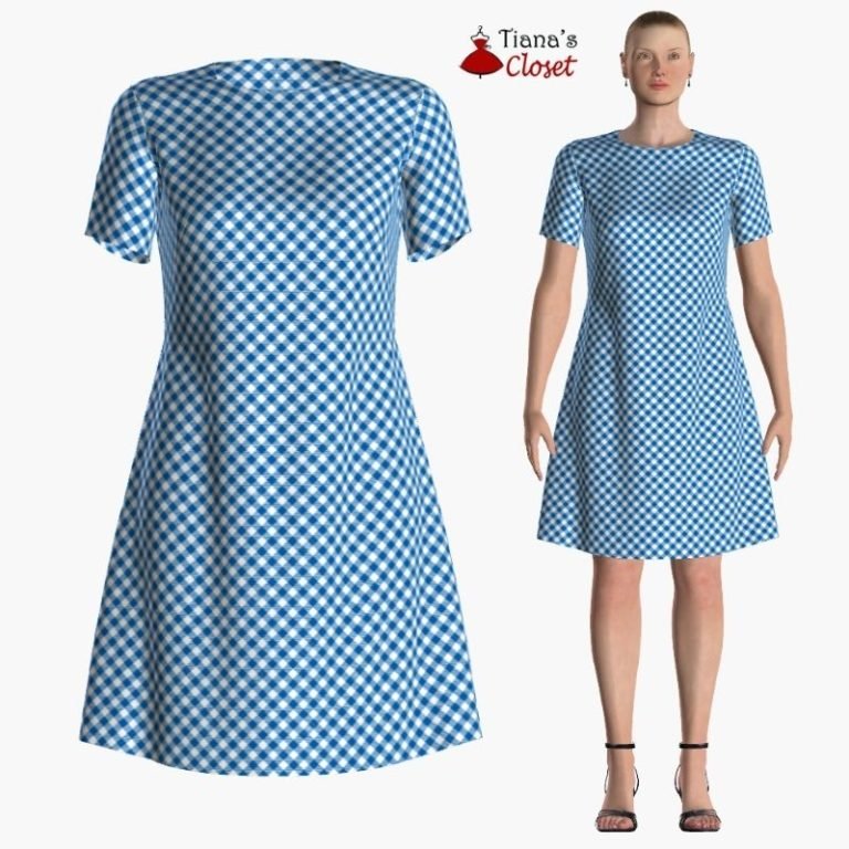 Camille shift dress – free PDF sewing pattern – Tiana's Closet