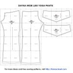 Dayna wide leg yoga pants – Free PDF sewing pattern – Tiana's Closet