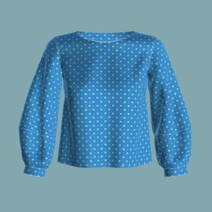 Romy lantern sleeve blouse – Free PDF sewing pattern – Tiana's Closet