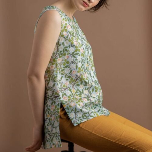 Sasha hi-low hem top – the simple boxy top pattern for beginners ...