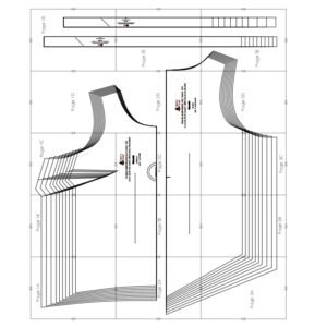 Margo sleeveless back slit top – Free PDF sewing pattern – Tiana's Closet