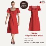 Debra empire waist dress – Free PDF sewing pattern – Tiana's Closet