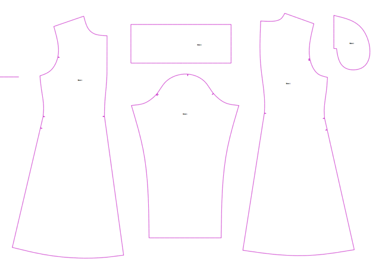 Alira funnel neck knit dress – Free PDF sewing pattern – Tiana's Closet