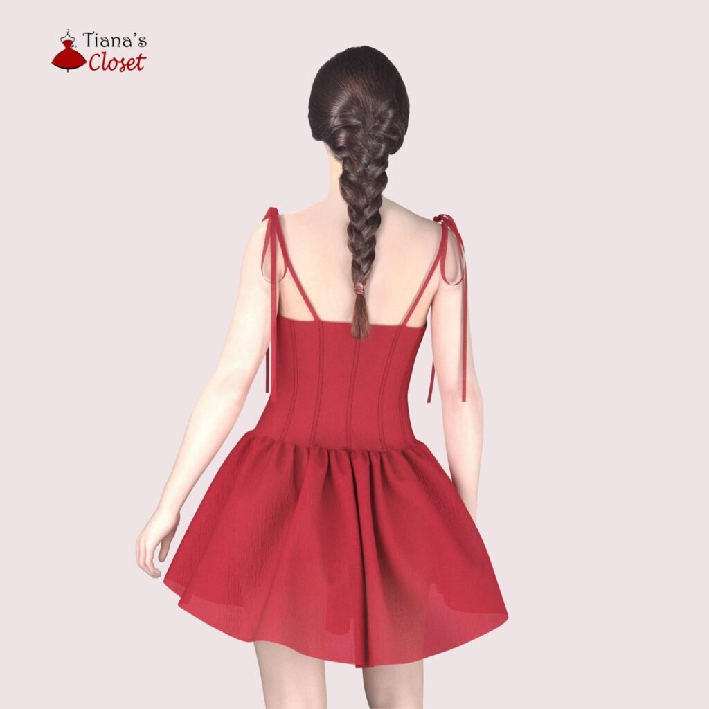 Seraya basque waist corset dress – Tiana's Closet