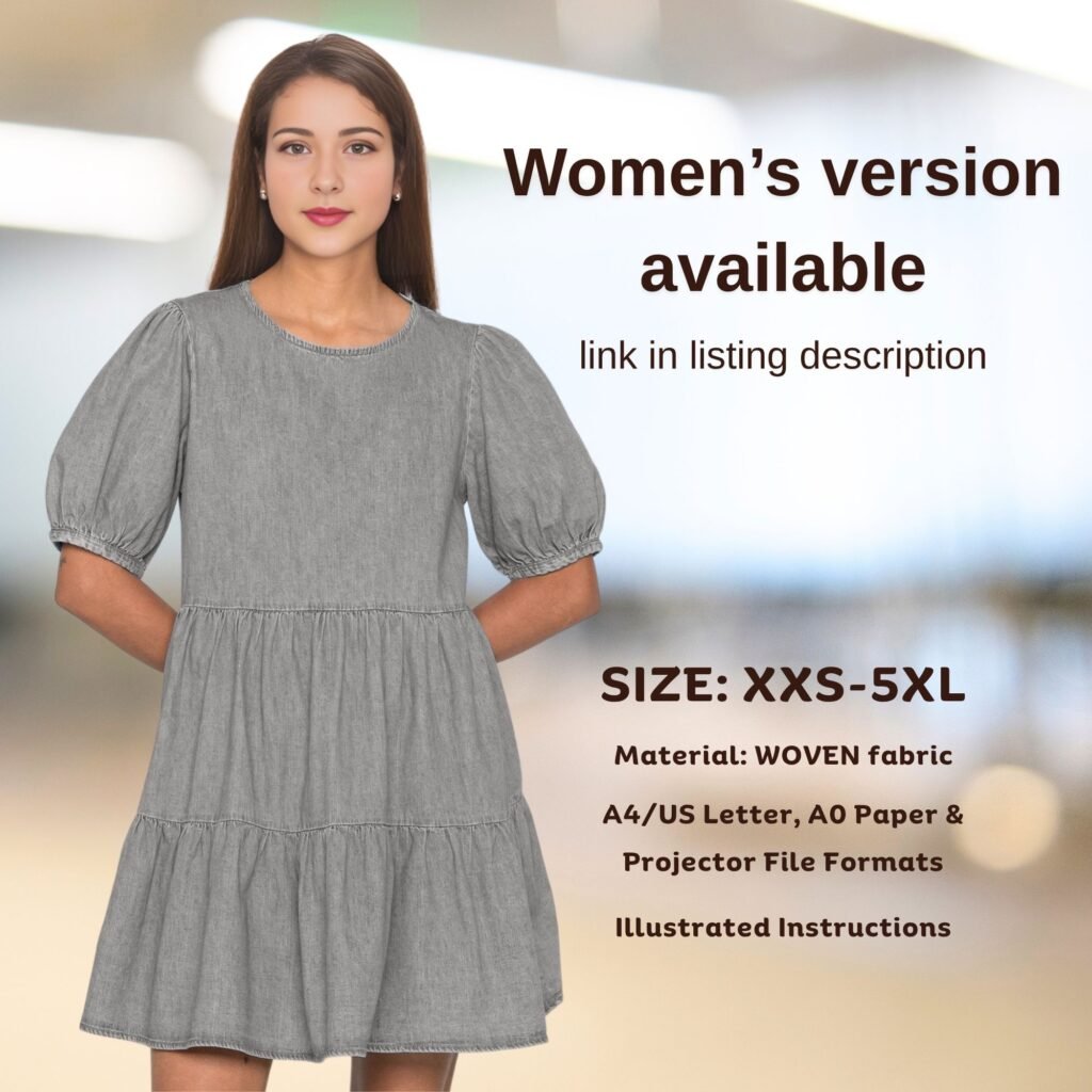 Danika puffed sleeve tiered dress (kids) – Tiana's Closet